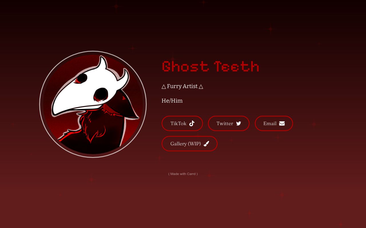 Ghost Teeth Art